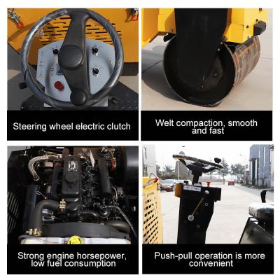 Cina Roller stradale per la costruzione alimentato da motore diesel 0-5 km/h in varie applicazioni in vendita