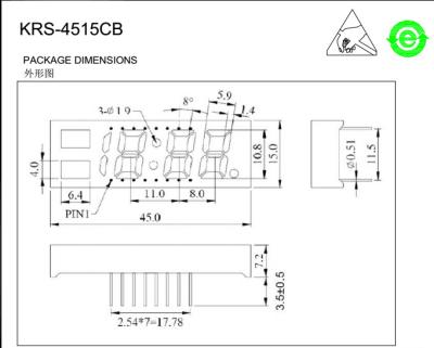 Cina Modulo blu su ordinazione del visualizzatore digitale di segmento di colore 7 del LED per la cucina TV in vendita