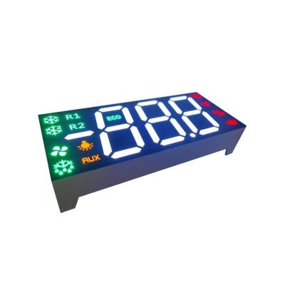 China Display LED de 3 dígitos e 7 segmentos de personalização multicolorida para controle de temperatura à venda