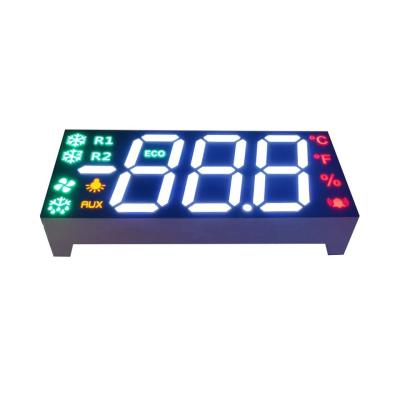 China Display LED de 3 dígitos e 7 segmentos de personalização multicolorida para controle de temperatura à venda