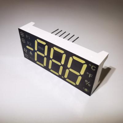 China Display LED de 3 dígitos e 7 segmentos de personalização multicolorida para controle de temperatura à venda