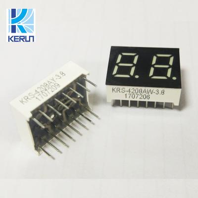 Cina Il segmento doppio a 0,4 pollici bianco LED della cifra 7 visualizza l'anodo comune in vendita