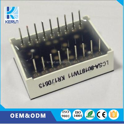 China 0.8 Inch 16 Segment Display Module Common Anode For Time Zone Clocks for sale