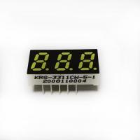 中国 0.31inch 3ディジット7の区分表示共通の陰極白い色のLED表示モジュール 販売のため