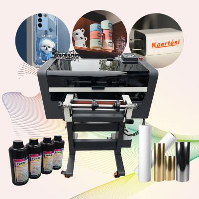 China A3 UV Printer 30cm Digital Small All In One With 3*xp600 I3200u I1600u Printheads en venta