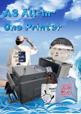 Cina Canvas Bag A3 DTF Stampante T-Shirt Stampante tessile per borsa scolastica/scarpe/borsa di tela/cappello in vendita