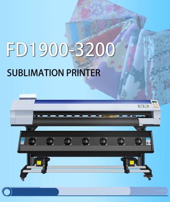 Cina Large Size 1900mm Dye Sublimation Printing Machine 2 Pass 105m²/h For Clothing / Home Textile / Mat in vendita