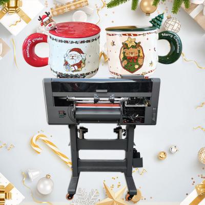 China Kleine A3-UV-printer in één 30 cm digitale printer met 3*xp600 i3200u i1600u printerkoppen Te koop
