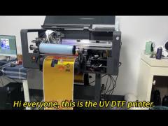 Industrial 30cm A3 UV DTF Printer use UV Pigment Ink 3*xp600 Print Head