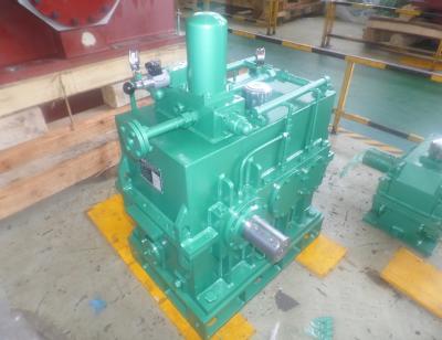 China Heavy duty ZLY series double stage cylindrical parallel shaft helical gearbox gear reduction manufacturers for sale