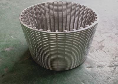 China Städtisches Keil-Draht-Filtersieb 304L der Wasser-Vorbehandlungs-4x7mm zu verkaufen