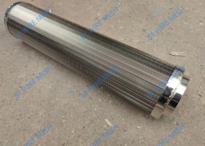 Cina Elementi filtranti del cavo del cuneo di scanalatura di acciaio inossidabile 0.2mm in vendita