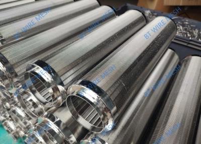 Cina Elementi filtranti del cavo del cuneo di scanalatura di acciaio inossidabile 0.2mm in vendita