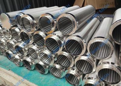 Cina Elementi filtranti del cavo del cuneo di scanalatura di acciaio inossidabile 0.2mm in vendita