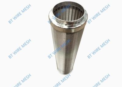 Cina Elementi filtranti del cavo del cuneo di scanalatura di acciaio inossidabile 0.2mm in vendita