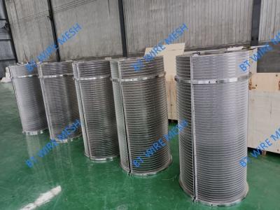 Cina 300 acciaio inossidabile del filtro a sipario del cavo del cuneo del micron 316l in vendita