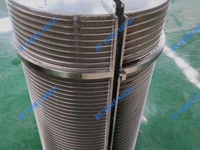 Cina 300 acciaio inossidabile del filtro a sipario del cavo del cuneo del micron 316l in vendita