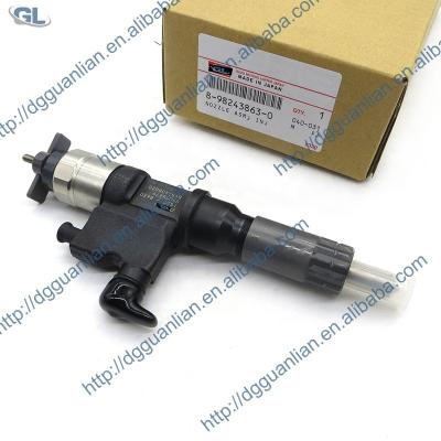 중국 ISUZU를 위한 진짜 아주 새로운 디젤 연료 공통 가로장 인젝터 295050-1520 8-98243863-0 8982438630 판매용