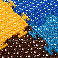 China Futsal Use Interlocking Basketball Flooring shockproof Polypropylene Material for sale