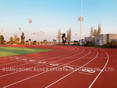 China Customizable Full Polyurethane Rubber Running Track Surface for Outdoor Facilities Low Maintenance Full PU Synthetic Track for Sports Facilities for sale