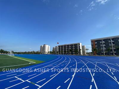 중국 프로 13mm 하이브리드 플라스틱 달리기 트랙 환경 친화적 인 PU 및 EPDM 덩어리 착용 저항성 판매용