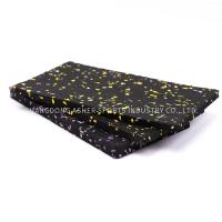 China High Density Gym Rubber Mat 15mm Thickness Tiles Type Recycled for sale