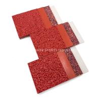 China Shockproof Custom Sandwich System Running Track Integrated Rubber Mats Type for sale