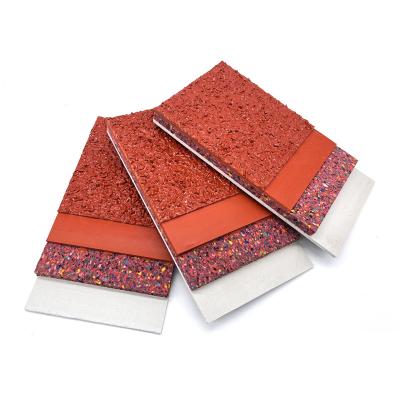 중국 빨간 반조선 달리기 트랙 날씨 저항성 판매용