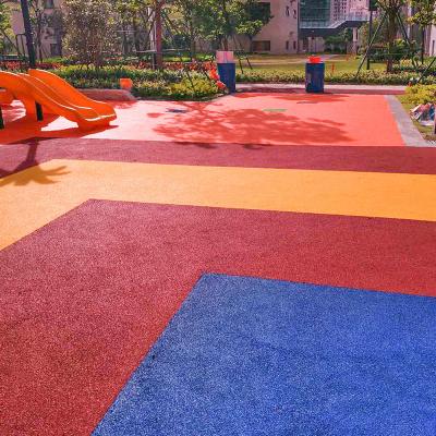 중국 합성 고무 달리기 트랙 모든 날씨 경사 저항성 다채로운 바닥 설치가 쉬운 판매용