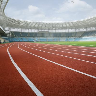 Китай Трасса IAAF с трением и поглощением ударов для бетонных и асфальтовых баз продается