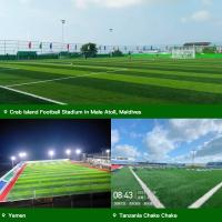 China Soccer Simulated Grass Carpet PP Material Artificial Grass Imitation Turf Soccer Synthetic Lawn Football Turf System Football Grass Design for sale