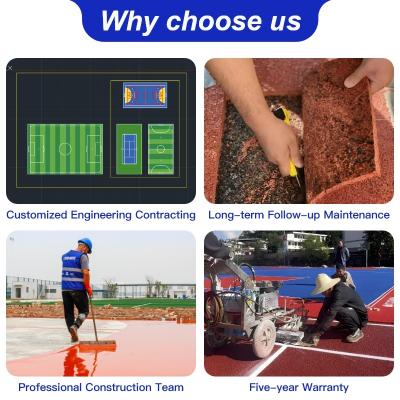 China Customizable Full Polyurethane Rubber Running Track Surface for Outdoor Facilities Low Maintenance Full PU Synthetic Track for Sports Facilities for sale