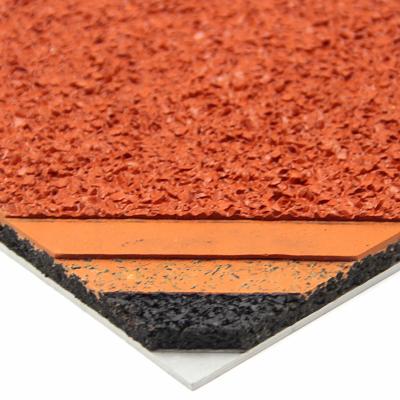 China Long Lasting 13-25 mm Sandwich Plastic Running Track with 10-Years Warranty for Track and Field for sale