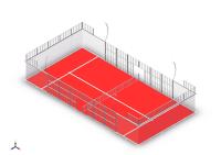 China Super Panoramic Padel Court for sale