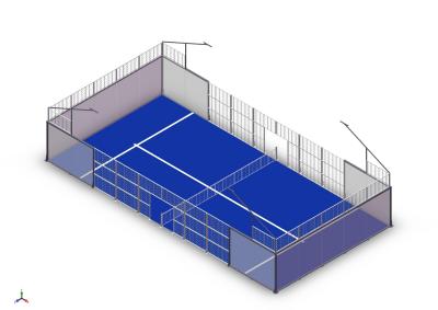 China Panoramic Padel Court for sale