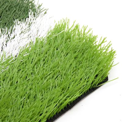 China 50mm Pile Height Artificial Grass with Easy Installation Soft Touch and High Tenacity for Football Fields for sale