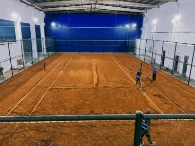 China Experience the Ultimate Premium Red Clay Tennis Court Designed for Professional Play and Tournament-Level Performance with ITF Certification and Durable UV-Resistant Materials for sale