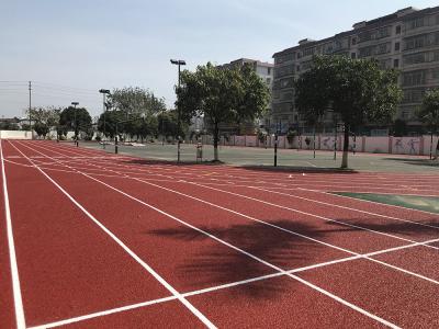 China Professional 13-25mm Thickness UV-Resistant EPDM Rubber Running Track with Multi-Porous Elastic System for sale