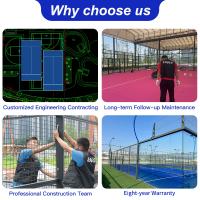 China Turnkey Super Panoramic Padel Court Construction Service Engineering Design Support for sale