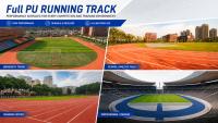 China Zero Deformation: Premium Full Polyurethane Athletic Flooring for sale