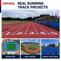 China Hybrid PU Running Track Material Supplier Solution With Project Based Construction For Contractor Procurement Samples Documents And Technical Communication for sale