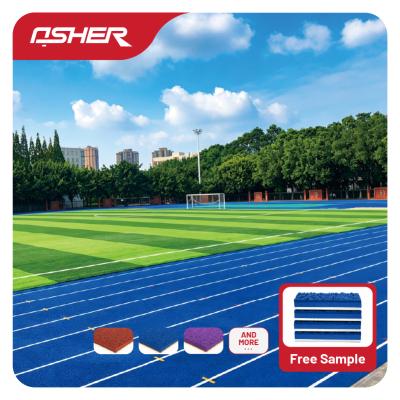 China IAAF Certified Running Track With Enhanced Friction And Shock Absorption for sale