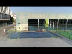 Profissional visível dos campos de tênis do diodo emissor de luz Padel à prova de intempéries para a bola