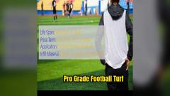 Professional Artificial Football Turf 40 60mm Pitch