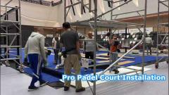 Professional Padel Court Artificial Turf Installation Process