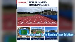 Professional Hybrid Running Track Installation Services