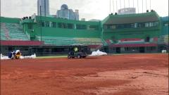 Red Clay Baseball And Softball Field Construction At Tianhe Sports Center Guangzhou