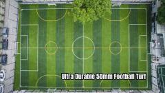 Durable 50mm Artificial Football Turf for Soccer Pitches
