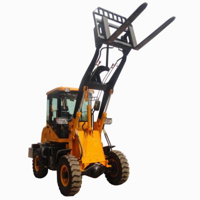China EPA approved 1t wheel loader with pallet fork for sale