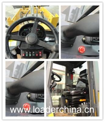 China 1T wheel loader with snow bucket for sale